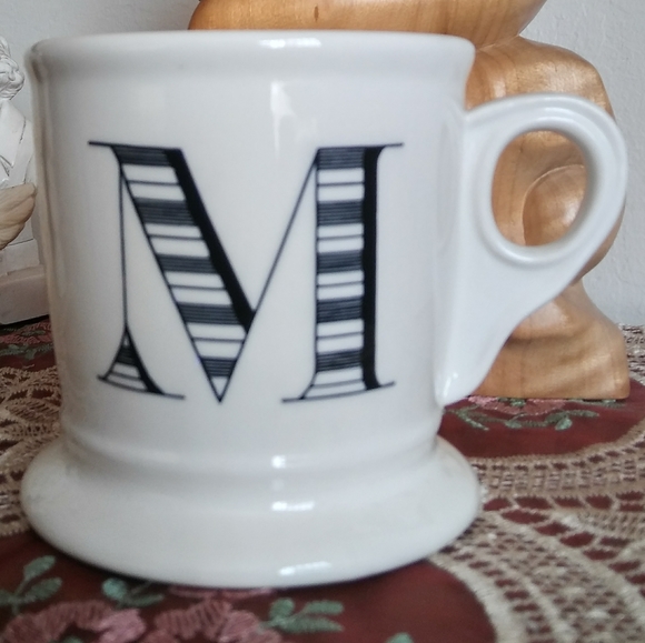 Anthropologie | Dining | Anthropologie Letter M Mug | Poshmark